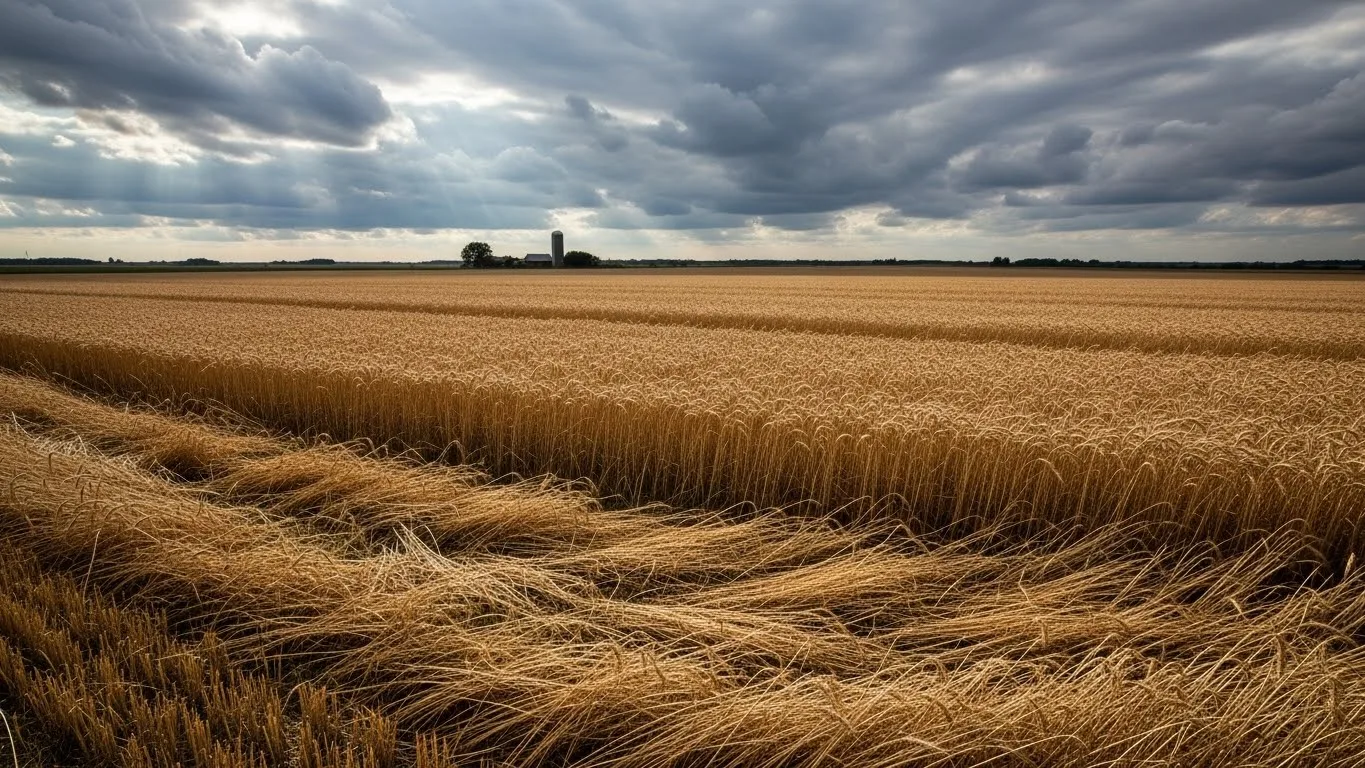 What If All the Wheat Suddenly Fell Over? - Multan Farms