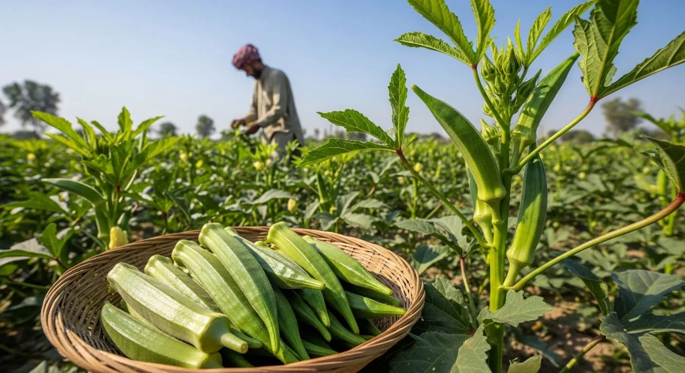 When Can You Find the Freshest Lady Fingers in Pakistan? - Multan Farms