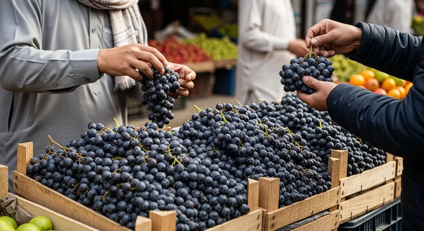 What's Behind the Price Tag of Black Grapes in Pakistan? - Multan Farms